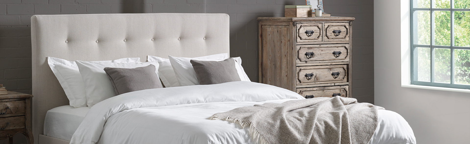 The English Bed Company | Upholstered Beds & Headboards - UK Delivery