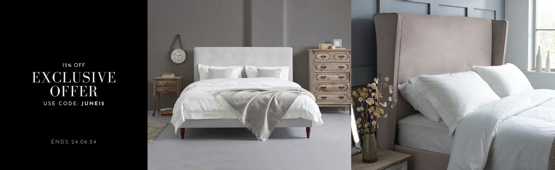 The English Bed Company | Upholstered Beds & Headboards - UK Delivery